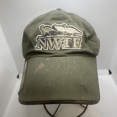 NWTF National Wild Turkey Federation Committee Strap Back Hat Olive ...