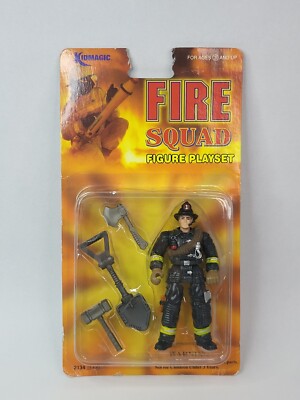 KidMagic Fire Squad Firefighter Action Figure New | eBay