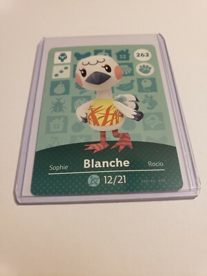 Blanche # 262 Animal Crossing Amiibo Card AUTHENTIC Series 3 NINTENDO ...