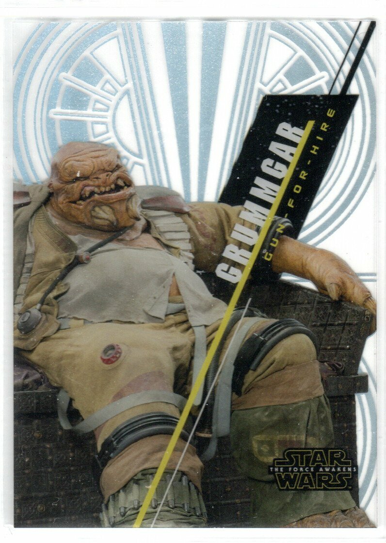 STAR WARS 2016 TOPPS HIGH TEK BASE SW-58 GRUMMGAR FORM 2 PATTERN 2 | eBay