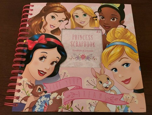 Disney Princess Scrapbook Kit w/ Album, Pattern Paper, Stickers, Glue ...