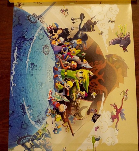 Club Nintendo Posters Zelda Wind Waker, 8-bit Luigi, Pikmin New Never ...