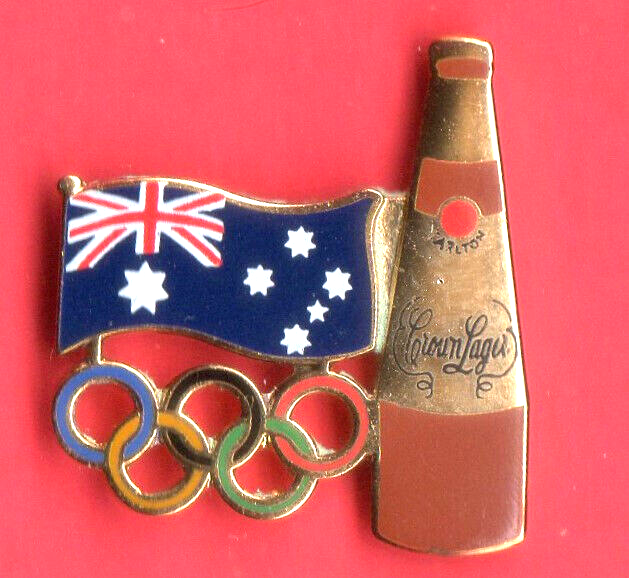 SYDNEY 2000. OLYMPIC GAMES. SPONSOR PIN. CARLTON CROWN LAGER (BEER) | eBay
