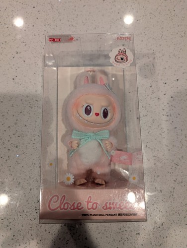 100% Authentic Popmart Labubu Friend Mokoko Close To Sweet Pendant PINK ...