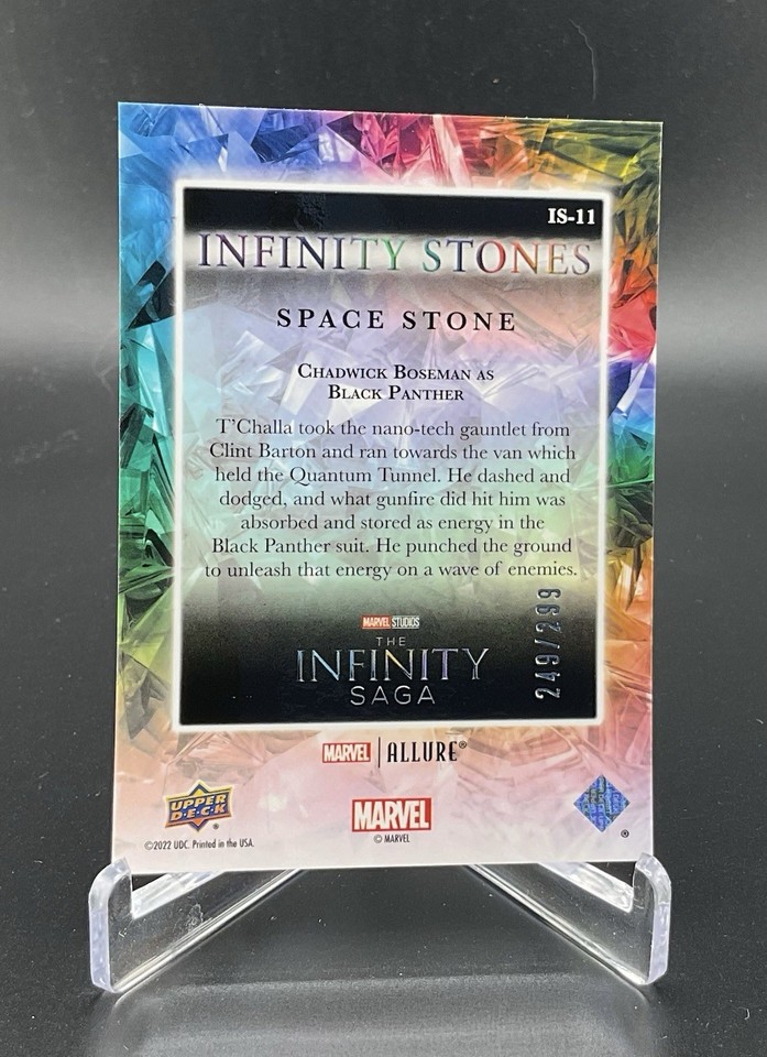 Black Panther #IS-11 249/299 - Infinity Stones “Space”- 2022 Marvel ...