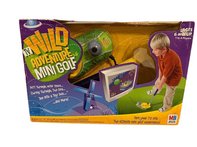 Vintage Rare Brand New in Box Hasbro TV Wild Adventure Mini Golf Plug ...