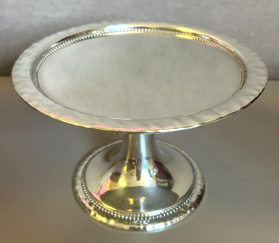 (N) #46Y - Vintage Reed & Barton 7520 Heritage Banded Bead Small Cake ...