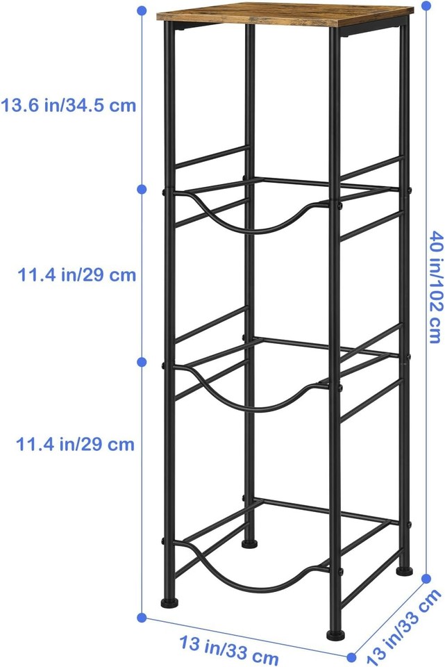 5 Gallon Water Bottle Jug Holder 3-Tier Water Bottle Holder Organizer W ...