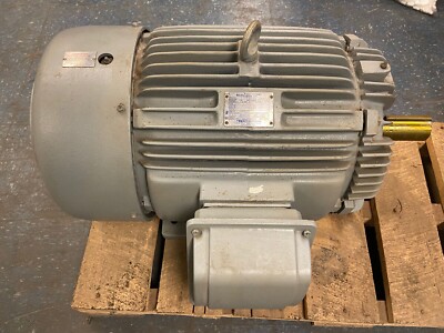 Teco Westinghouse,MAX-E1,25Hp Severe Duty Motor 875RPM 230/460V Frame ...