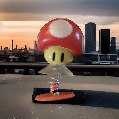 ️Mario Super Bros Spring Popper Jumping Toy Spring Power Up Red ...