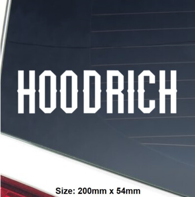 HOODRICH Sticker Decal Vinyl YTB YTG | eBay Australia