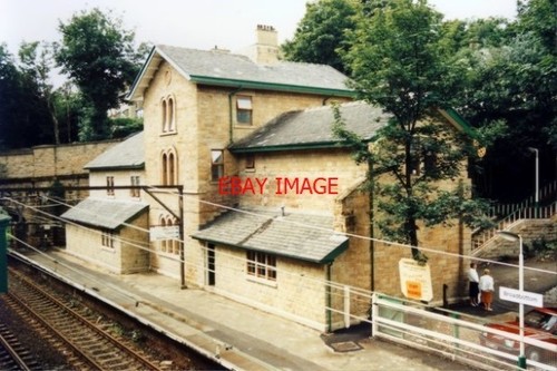 PHOTO 1988 BROADBOTTOM RAILWAY STATION BY 1988 ALMOST ALL THE STRUCTURE ...