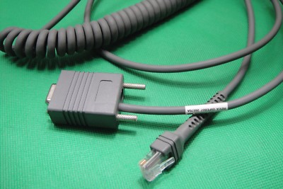 Zebra Motorola Symbol CBA R02 C09PAR Scanner Barcode Gun RS232 Coiled ...