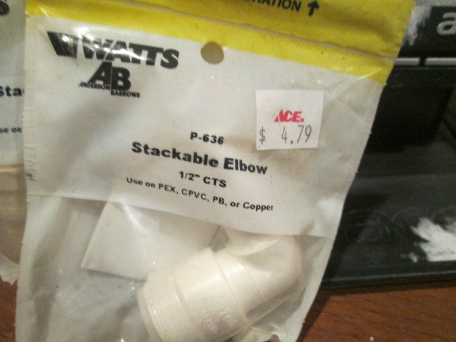 Watts 1/2"Cts Q/C Stack Elbow | eBay