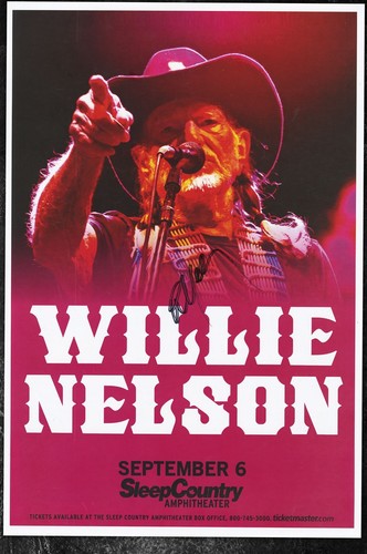 Willie Nelson autographed gig poster | eBay