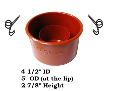 Oil Bath Air Cleaner Cup & Clips for Ford Tractor 8N Jubilee 600 700 ...