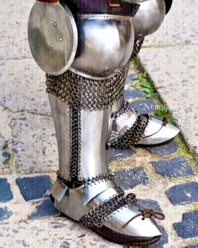 Medieval Legs protection armor Set for buhurt steel fight Hardened ...