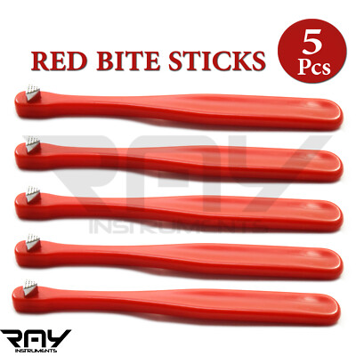 Dental Orthodontic Bite Stick Red Molar Band Seating Band Pusher ...