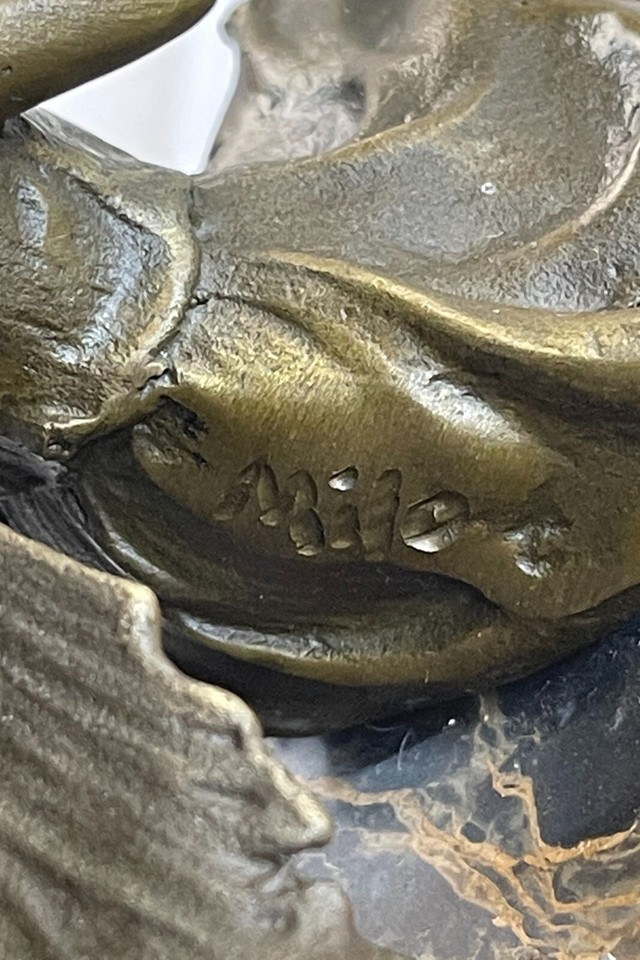 Butterfly Angel Nymph Fairy Fantasy Art Deco Elegant Bronze Marble ...