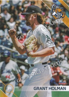 2024 Midland RockHounds Grant Holman RC Rookie Athletics Minor Card | eBay