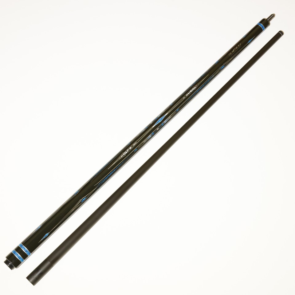 Fury Tempest AF-2 3D Printed Pool Cue + 12.5mm Low Deflection Carbon ...