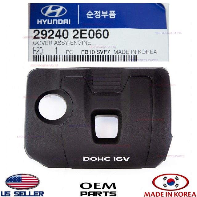 Engine Cover 292402E060 Fits 2017 Hyundai Elantra OEM for sale online ...