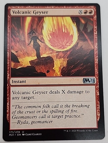 Volcanic Geyser 171/274 M21 2021 MTG Magic The Gathering | eBay