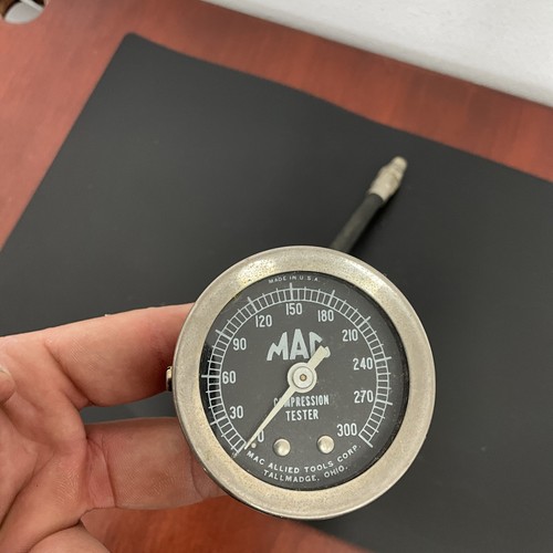 VINTAGE MAC TOOLS COMPRESSION TESTER & HOSE ASSEMBLY 0-300 PSI | eBay