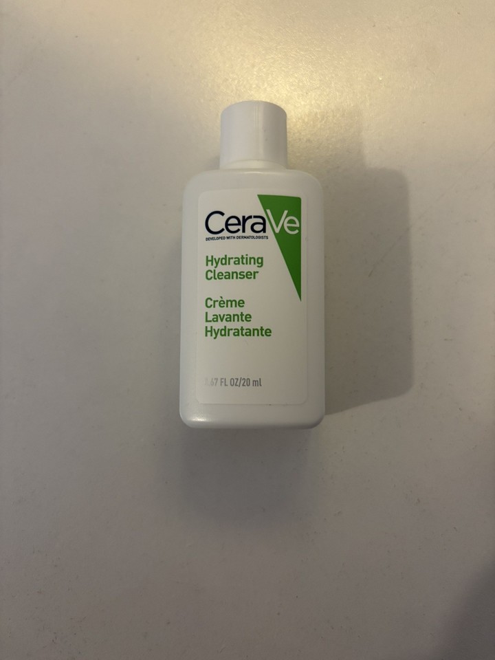 CeraVe Hydrating Cleanser 6 x 20ml Travel Size Mini Normal To Dry Skin ...