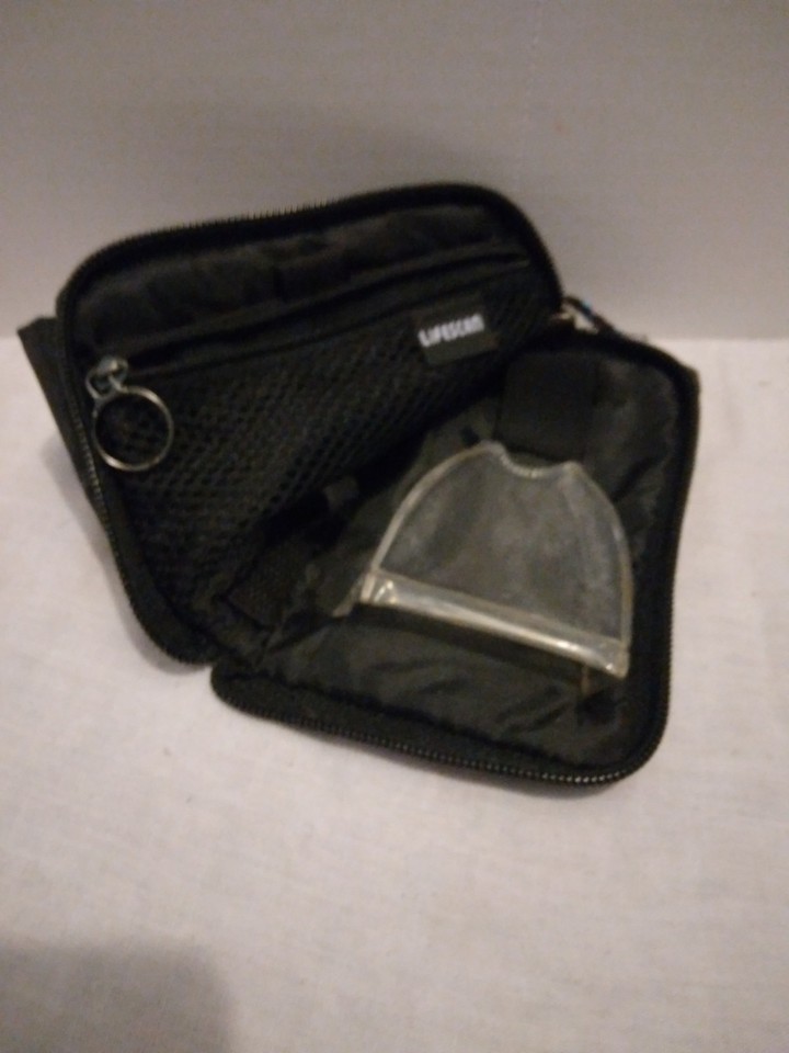 LIFESCAN BLACK MEDICAL CASE FOR SMALL DIABETIC GLUCOSE MONITOR ...
