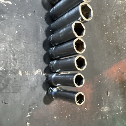 Snap On 11 Piece SFSM 6 Point Deep Well Socket Set 9-19mm SUPER CLEAN ...