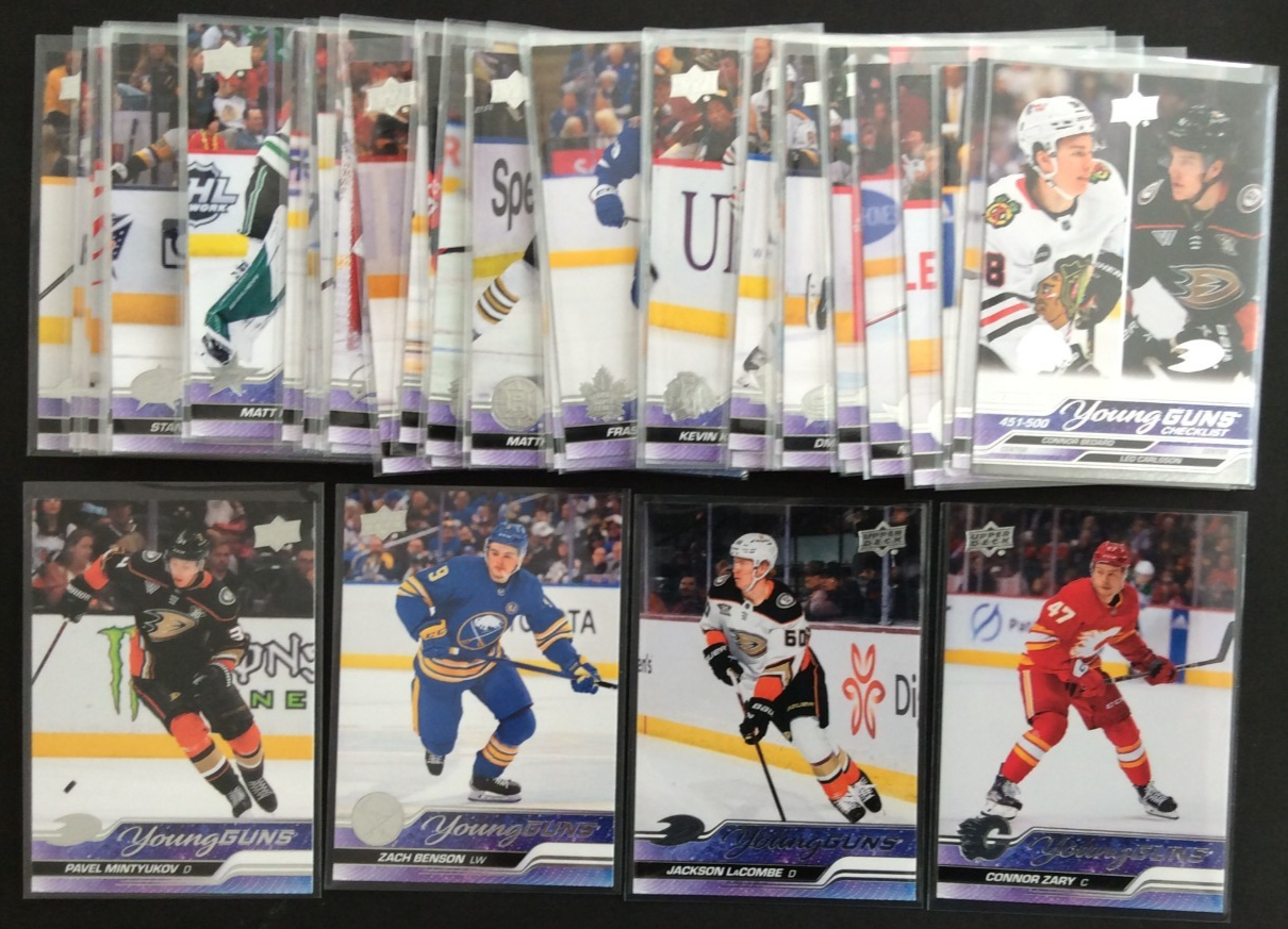 2023-24 Upper Deck Young Guns Series 2 Lot 48/50 SET no Connor Bedard ...