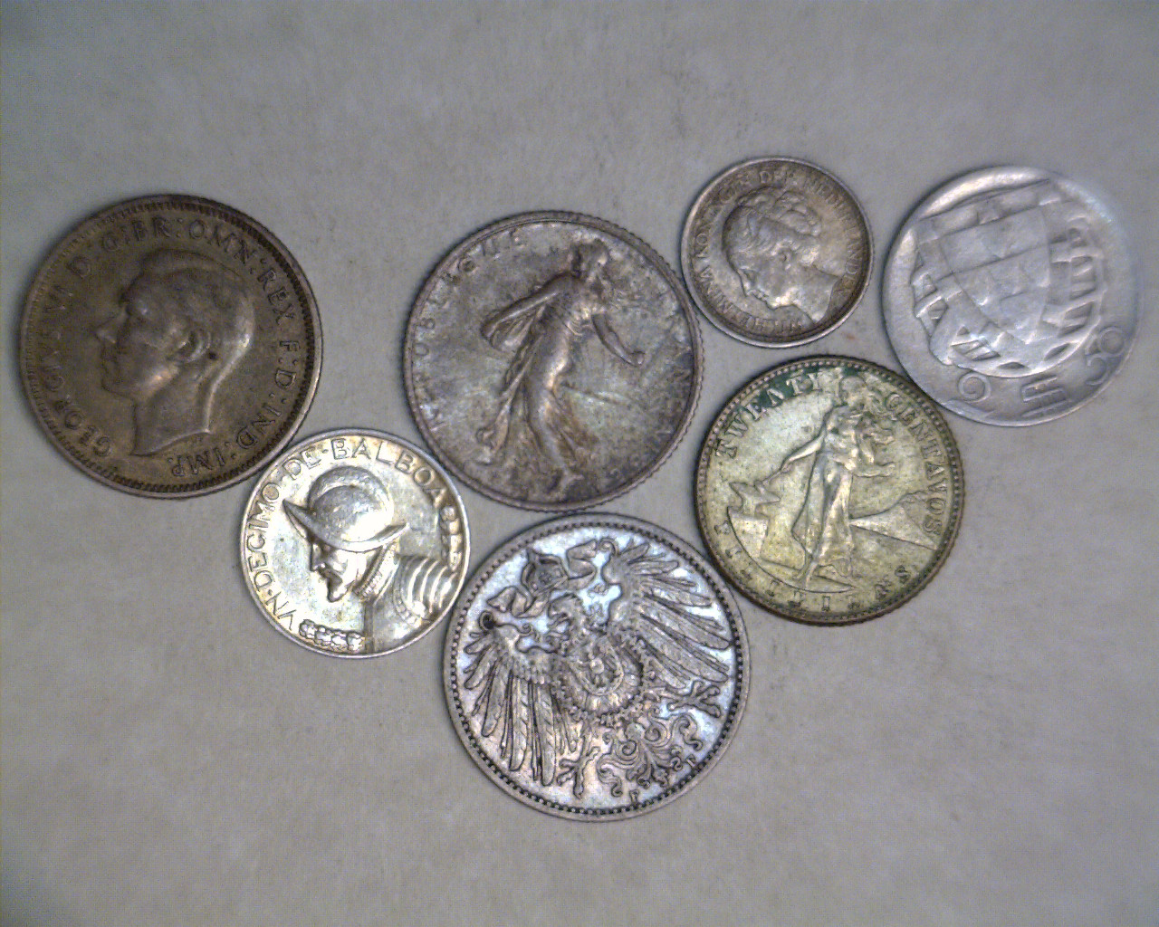 A LOT OF SILVER FOREIGN COINS START BELOW SILVER VALUE | eBay