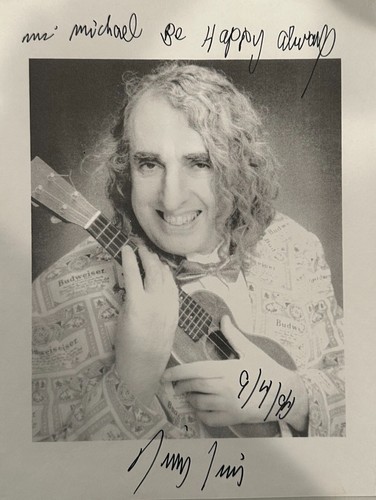 TINY TIM (1932-1996) Hand Signed Autographed Photo & BLOOD HARVEST DVD ...