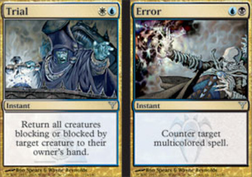 MTG - Trial // Error - Foil - Dissension - LP, English Magic FLAT RATE ...