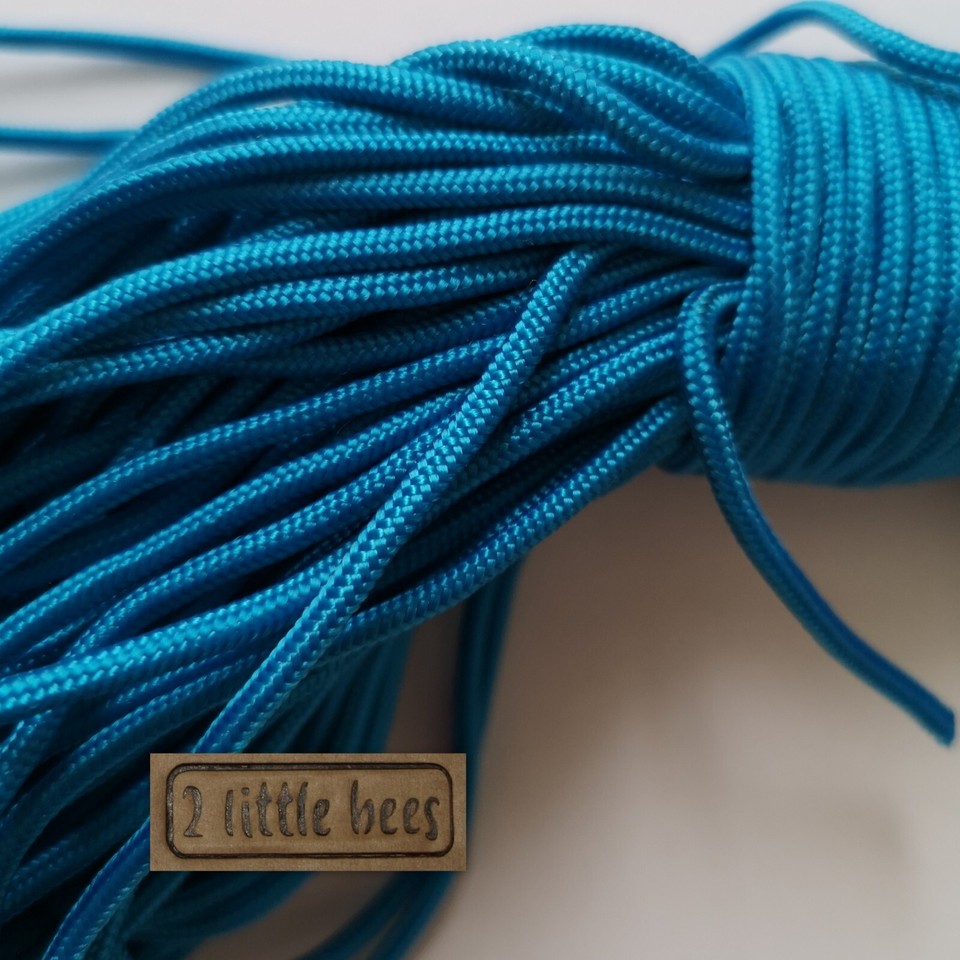 2mm Paracord Reflective Micro Cord Strong Glow Line Lanyard Camping ...