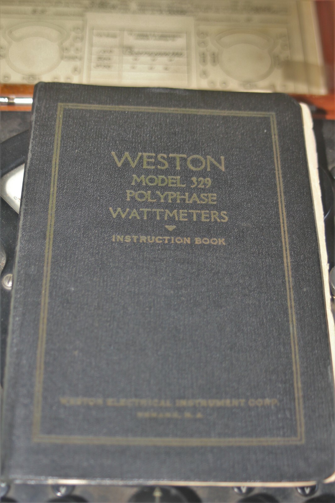 Vintage Weston Polyphase Watt Meter Model 329 | eBay