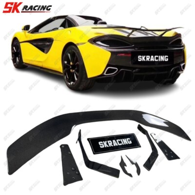 For McLaren 540C 570S 570GT 15-19 Carbon Fiber GT Style Rear Spoiler ...