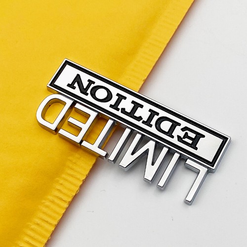 Chrome Black Metal Limited Edition Car Badge Logo Letter Sport SUV ...