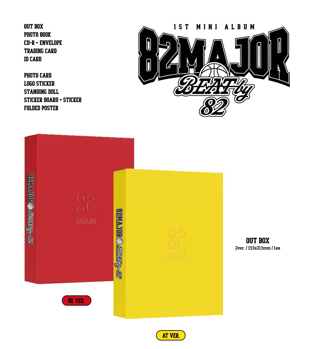 [1P] 82MAJOR - 1st Mini Album [BEAT by 82] Photo Book Poster K-pop CD ...
