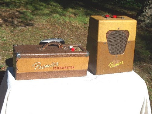 Premier Model 50 Tube Amplifier WITH Premier 90 Tube Reverberation Unit ...