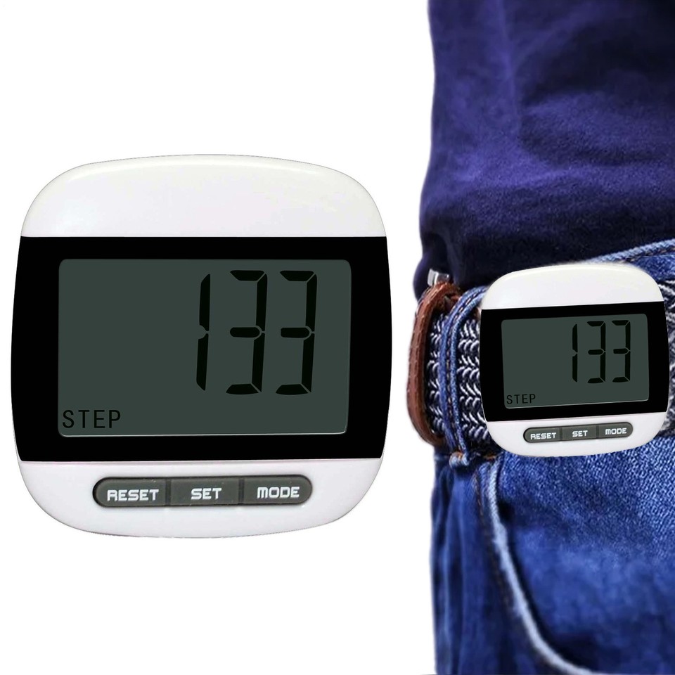 Pedometer For Elderly Step Counter For Seniors Digital Display Step ...