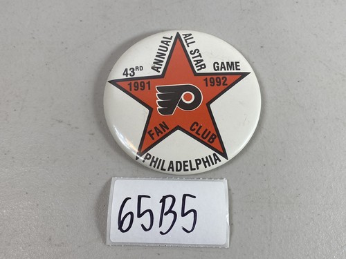 43rd Annual All Star Game Philadelphia Flyers 1991-92 Fan Club Pin ...