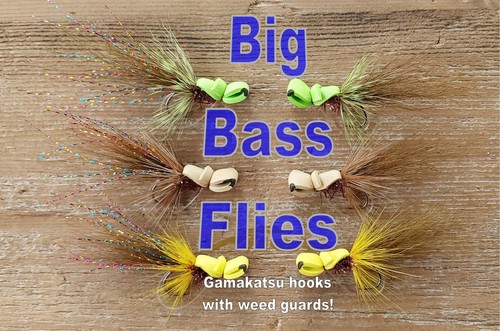 Fly Fishing Flies Bass Bug Popper Gurgler Snook Tarpon Sea Trout with ...