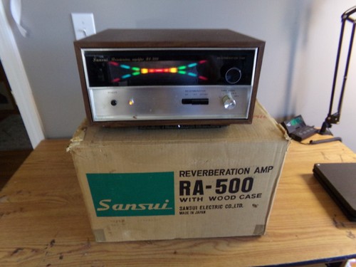 SANSUI RA-500 REVERBERATION AMP IN ORIGINAL BOX | eBay