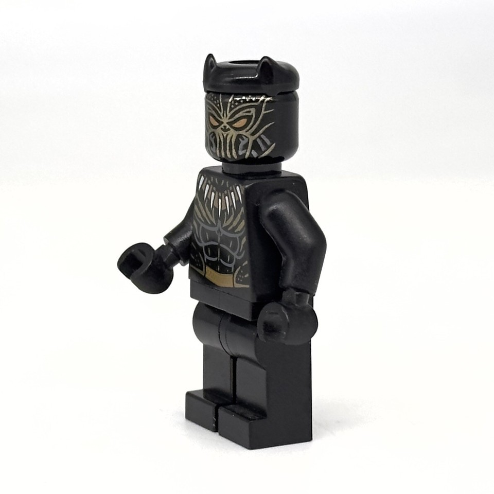 Lego Super Heroes Black Panther Erik Killmonger Minifigure sh477 ...