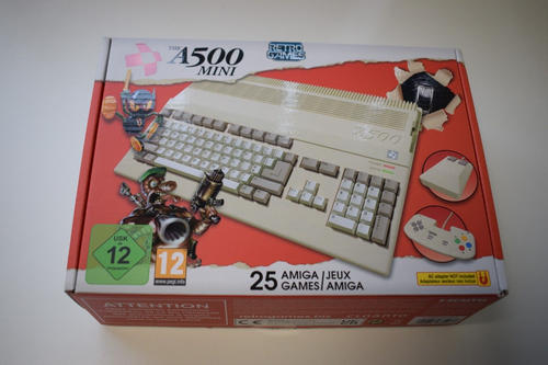 Amiga The A500 Mini Retro Console - Mint Condition - Never Used ...