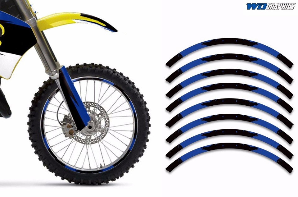 Graphic Kit Suzuki RM 125 RM 250 Dirt Bike Decal MX Motocross Deco 1990 ...