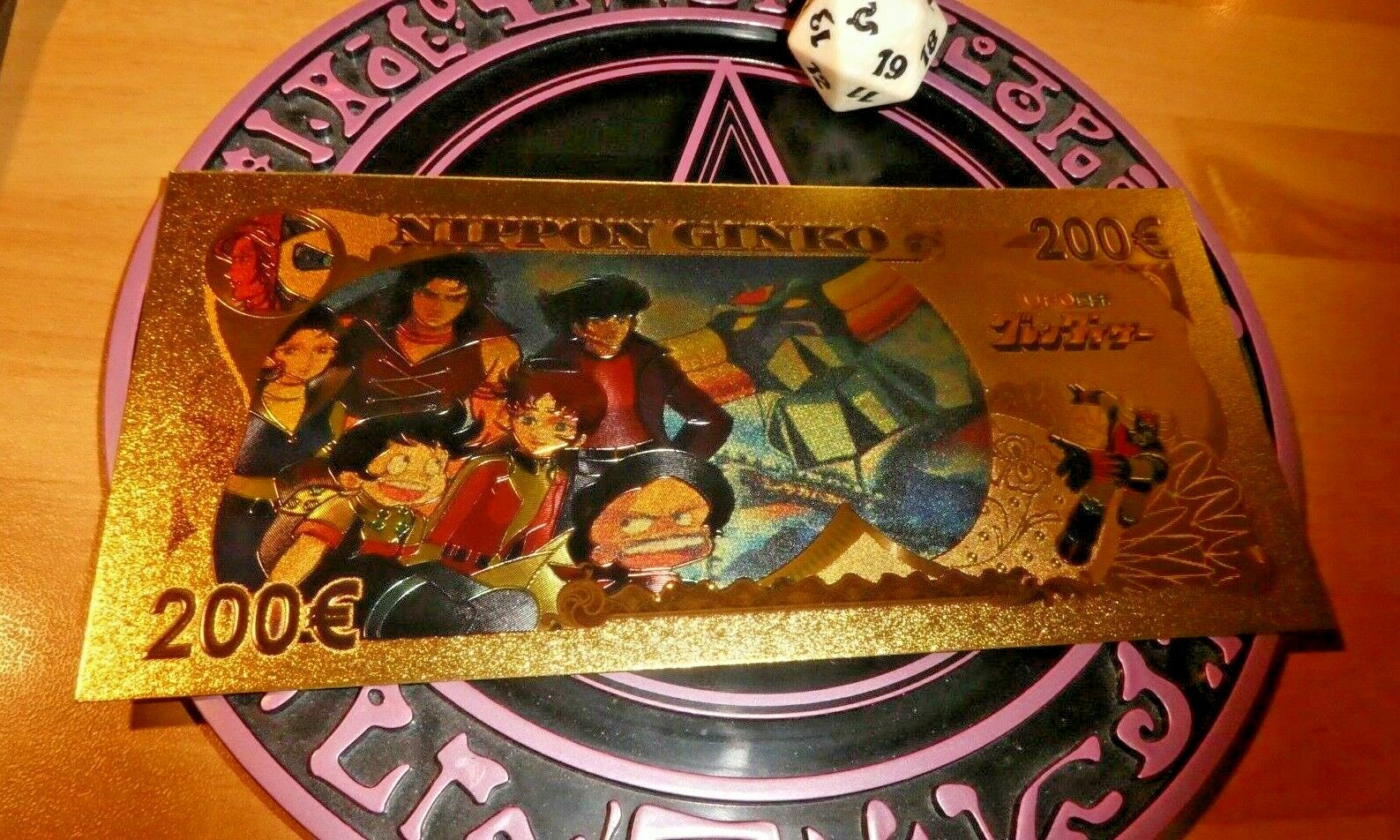 GOLDORAK ANIME/MANGA GOLD BILLET CARD CARTE UFO Actarus NEUF NEW MINT ...