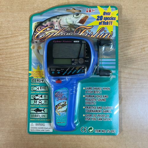 Electronic handheld game fishing simulator vintage digital screen NEW ...